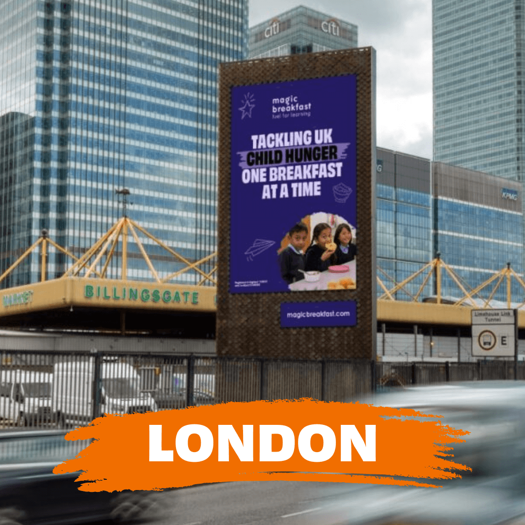 Thank you, Clear Channel! Magic Breakfast's outdoor advertising campaign - Magic Breakfast