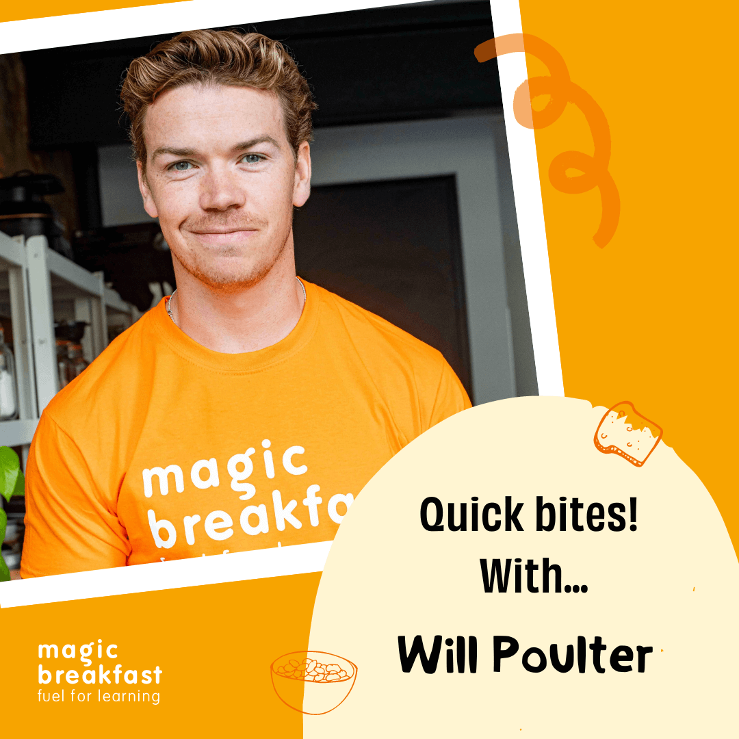 Will Poulter's favourite breakfasts & how Magic Breakfast changed his mornings | Magic Breakfast